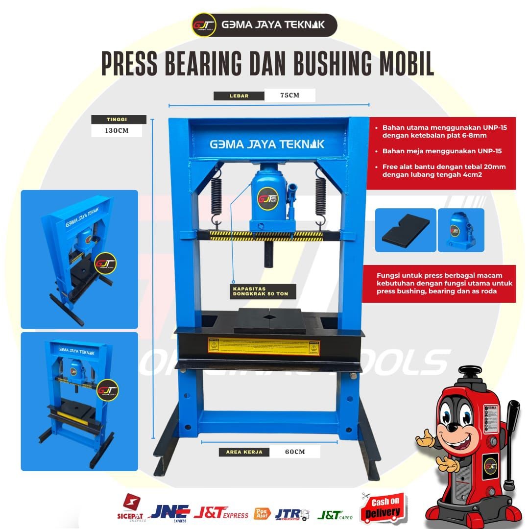 Alat Press Bearing Dan Bushing Mobil – GEMA JAYA TEKNIK
